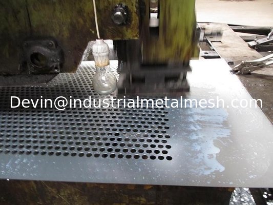 48"x96" long round hole 3/8 Stainless steel perforated sheet metal for South America supplier