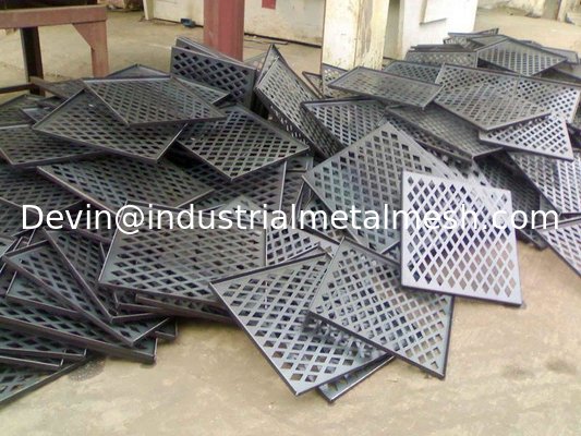 Standard  8mm pitch custom perforated stainless steel sheets with 1000mm width supplier
