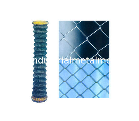 Low Price Double Barbed Selvage Pvc Coated Chain Link Fence Weight For Construction Materials supplier