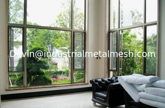 High quality 11mesh*0.8mm grey powder coated door window screens for Anti-Theft supplier