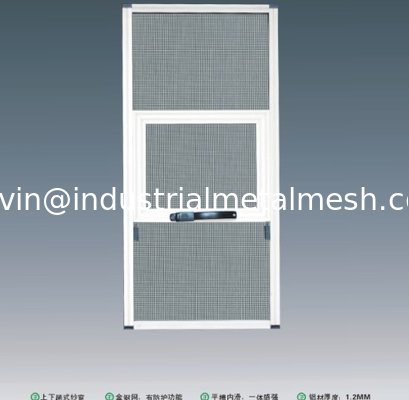 High quality 11mesh*0.5mm security screen doors homes for Insect-proof supplier
