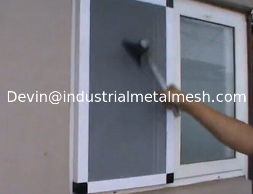 Specialized Production 14 mesh * 0.7mm wire  Anti-Theft Stainless Steel Security Window Screen for russia market supplier