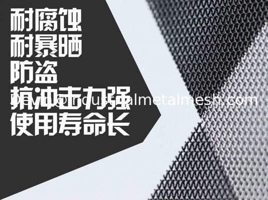 High quality 12mesh* 0.7mm wire anti-insect window screen for Anti-Theft supplier