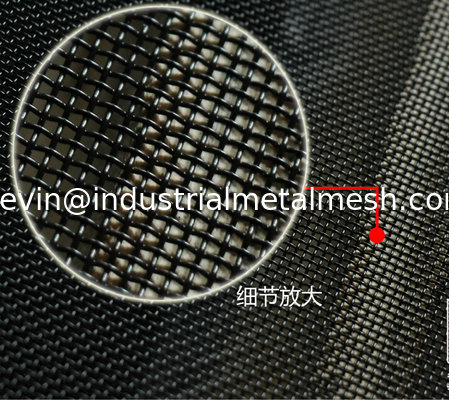 ASTM E2016-15 standard T316 powder coated 11 mesh stainless steel insect screen for windows and doors supplier