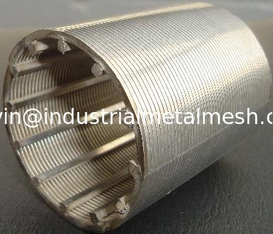Stainless Steel Wedge Wire Water Well Screen/Johnson Screen supplier