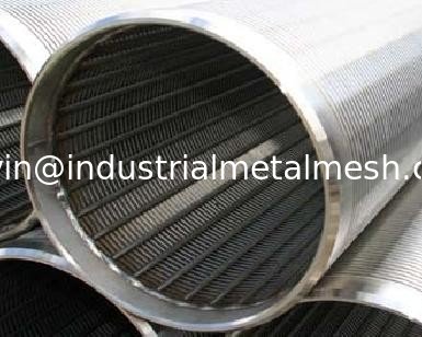 Johnson type water well screen pipe/stainless steel casing pipe supplier