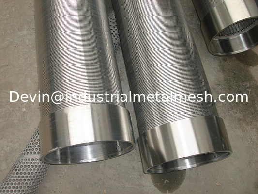 Filter Cylinder Type and Metal Material johnson stainless steel water well screen supplier