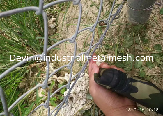 ISO: 9001 Factory PVC coated 9 gauge chain link fence Black supplier