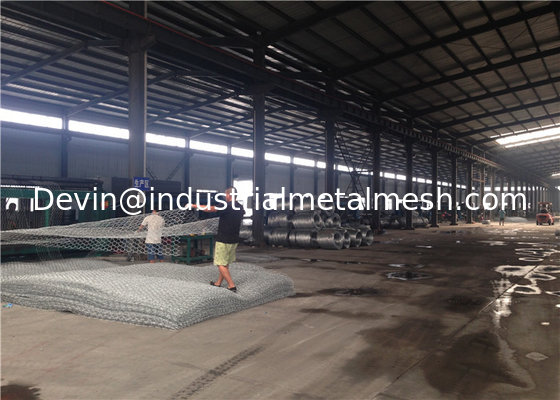 2016 hot sale galvanized or colorful powder coated gabion box / gabion basket supplier