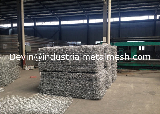 2016 hot sale galvanized or colorful powder coated gabion box / gabion basket supplier