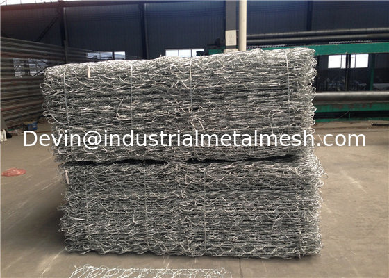2016 hot sale galvanized or colorful powder coated gabion box / gabion basket supplier