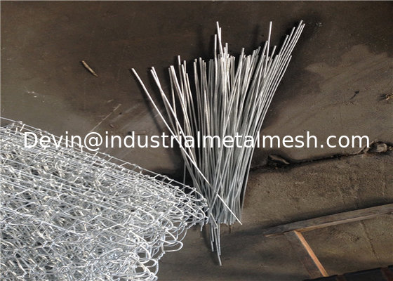2.6mm - 80x100mm galvanized gabion baskets supplier
