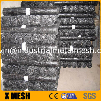 Mesh Wire Roll Cloth 21 Gauge Steel 8 Feet Long 36 Inch Height 2 Inch Hexagonal Mesh supplier