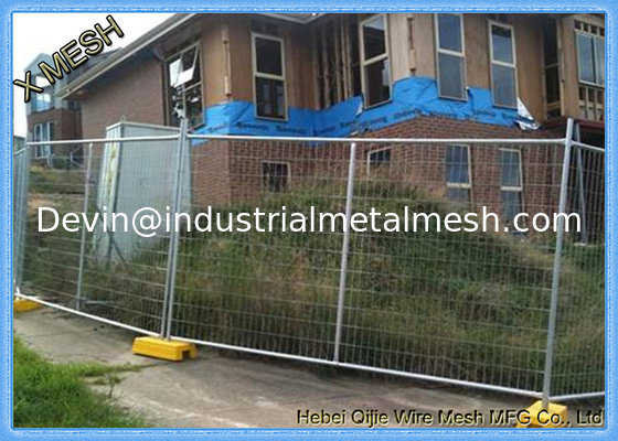 Hot Dipped Galvanized Welded Temporary Fence High Security , Removable Performance supplier
