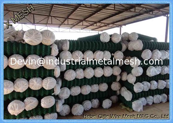 ASTM f668 vinyl coated chain link fencing with extruded 9gauge wire supplier