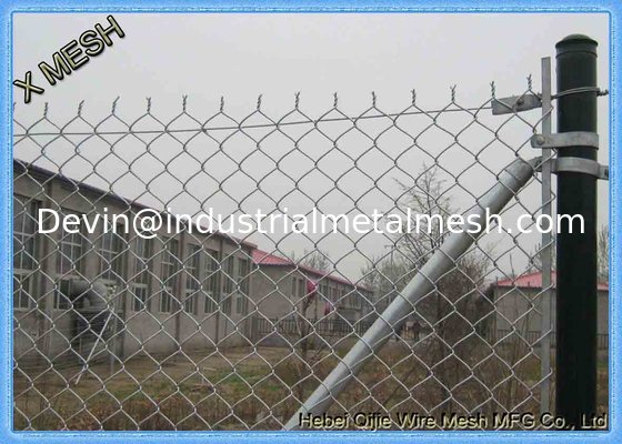 ASTM f668 vinyl coated chain link fencing with extruded 9gauge wire supplier