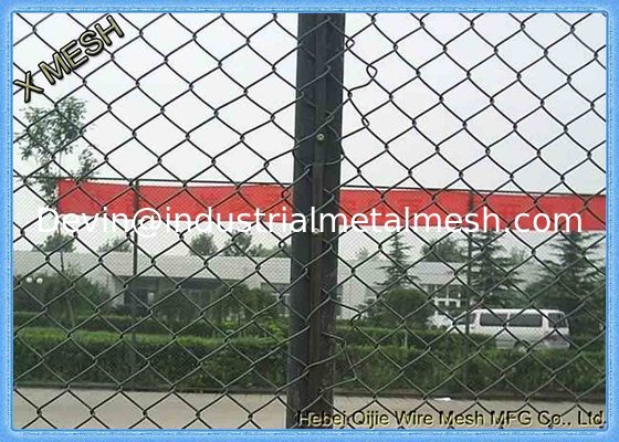 ASTM f668 vinyl coated chain link fencing with extruded 9gauge wire supplier