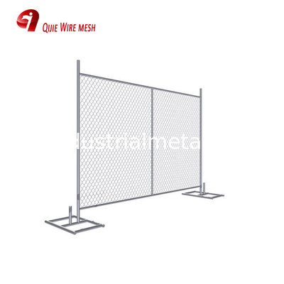 heavy duty galvanized security 6ft x 8ft diamond openning Chain Link Temporary Fence Panels for American supplier