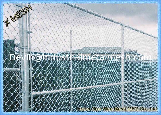 PVC Coated Galvanized Diamond Chain Link Wire Mesh Fence Fabric 4 Foot Height supplier