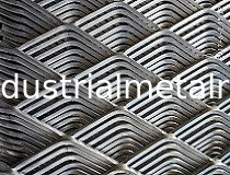 Hot Dipped Galvanised Expanded Metal Mesh , Expanded Stainless Steel Mesh Grill For Fencing / Fiji supplier