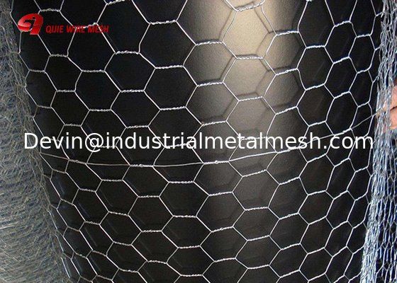 Galvanized Hexagonal Chicken Wire Mesh Screen 0.9 X 30 M Roll Anti Oxidation supplier