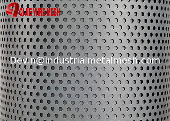 Powder Coated Perforated Metal Mesh for the Ventilation of Grain Depot supplier