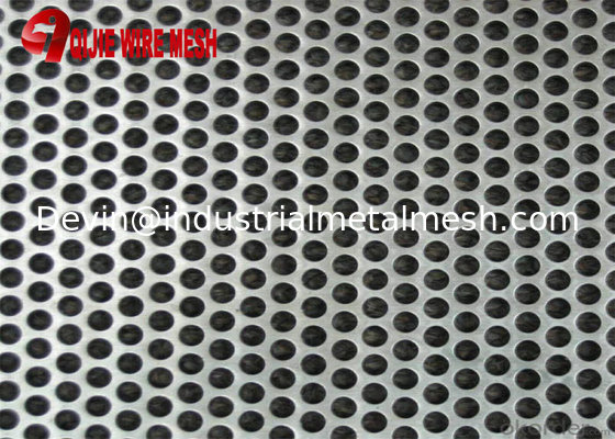 Powder Coated Perforated Metal Mesh for the Ventilation of Grain Depot supplier