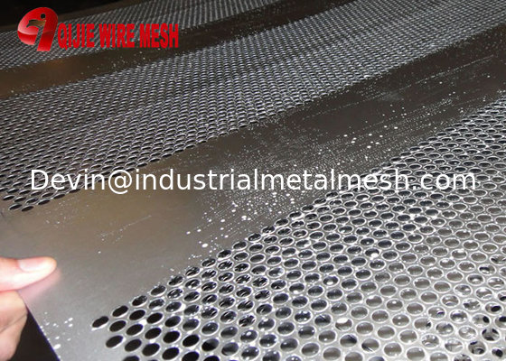 Powder Coated Perforated Metal Mesh for the Ventilation of Grain Depot supplier