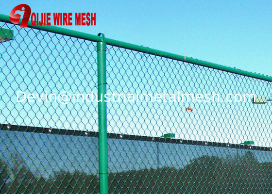 Hot Sale 6'x10' Vinyl Coated Diamond Chain Link Mesh Fence supplier