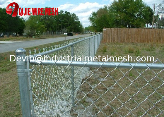 Top Quality 8 ft Vinyl Chain Link Fencing For Garden Buildings supplier