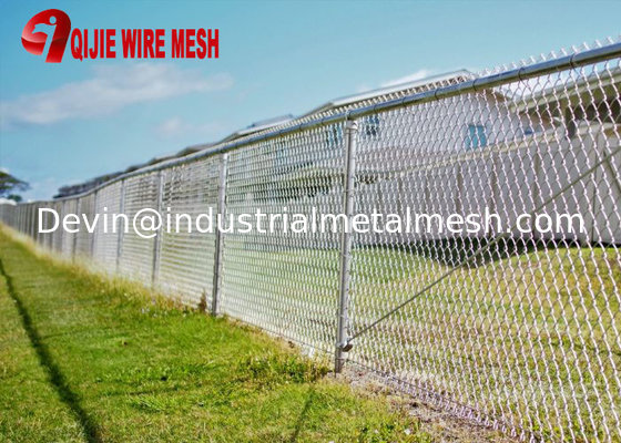 Galvanized Screen Chain Link Mesh Fence Used For Sale supplier