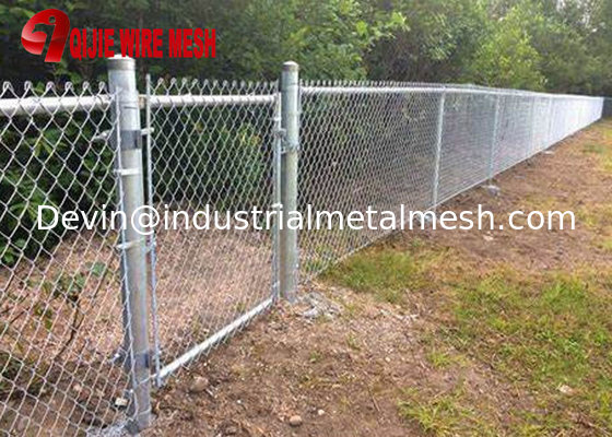 Galvanized Screen Chain Link Mesh Fence Used For Sale supplier