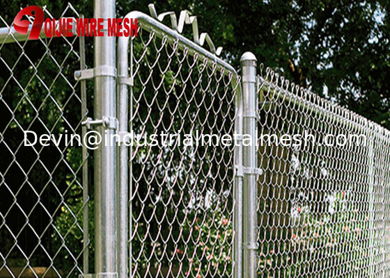 hot dipped galvanized chain link fence/galvanzied cyclone fence supplier