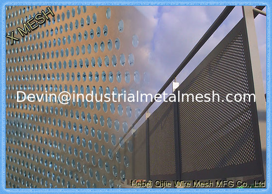 48"x96" triangle hole black perforated aluminum  metal sheet for Southeast Asia supplier