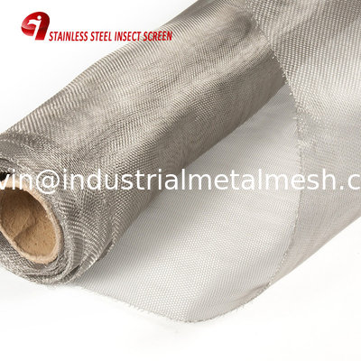 Hot sale 10 mesh * 0.9mm wire Invisible metal window screen for canada market supplier