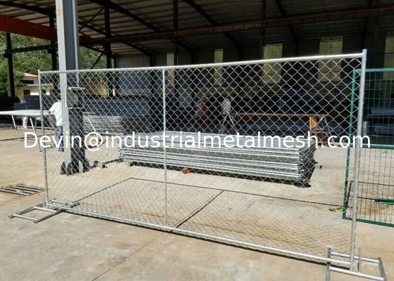 heavy duty galvanized security 6ft x 8ft diamond openning Chain Link Temporary Fence Panels for American supplier