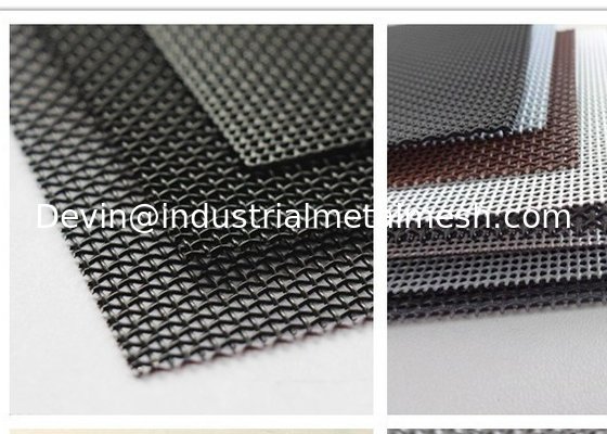 High quality  black powder coated anti-mosquito screen for Invisible supplier