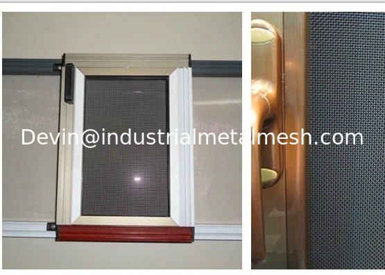 High quality  black powder coated anti-mosquito screen for Invisible supplier