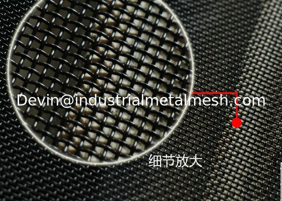 black powder Painted stainless steel 304 Security window insect Screen mesh supplier
