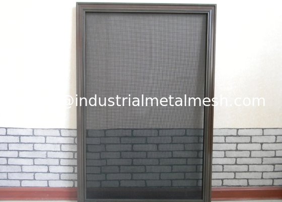 black powder Painted stainless steel 304 Security window insect Screen mesh supplier
