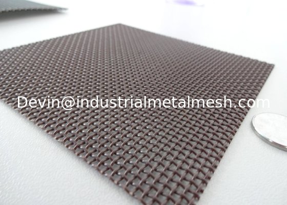 Black Powder Coated Commercial Window Screen Bulletproof For Security Window Screen supplier