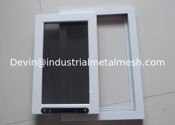 Ultra Fine 14 Mesh * 0.7mm Wire Security Doors Windows Screen For Invisible supplier