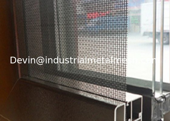 Ultra Fine 11 Mesh* 0.9mm Wire Window Security Screens For Airproof supplier