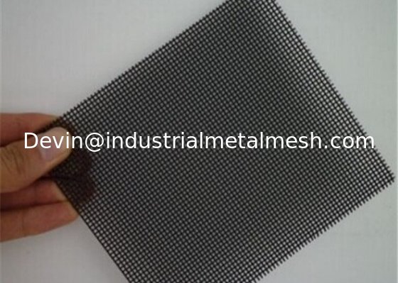 Black Powder Coated Protective Security Insect Screens Mesh supplier