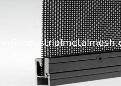 Hot Sale 14 Mesh* 0.6mm Wire Black Powder Coated Galvanized Window Screen For Australia Market supplier
