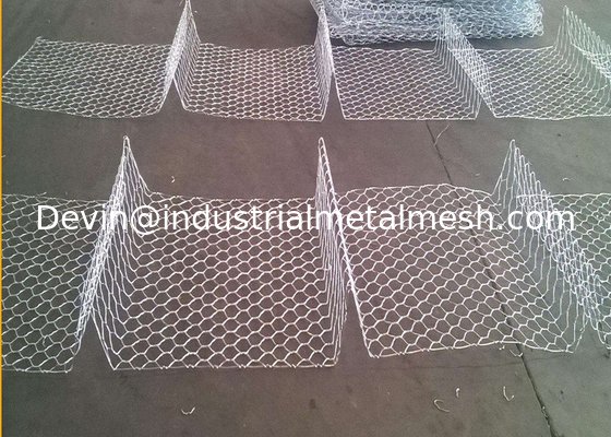 2x1x1m Astm A975 Heavy Galvanized Gabion Box And Gabion Mattress supplier