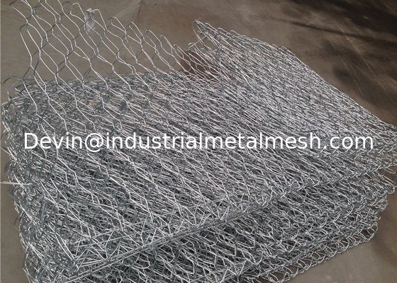 2x1x1m Astm A975 Heavy Galvanized Gabion Box And Gabion Mattress supplier