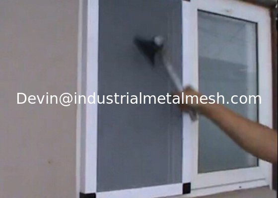 Specialized Production 11mesh*0.8mm Home Security Window Screen For Airproof supplier