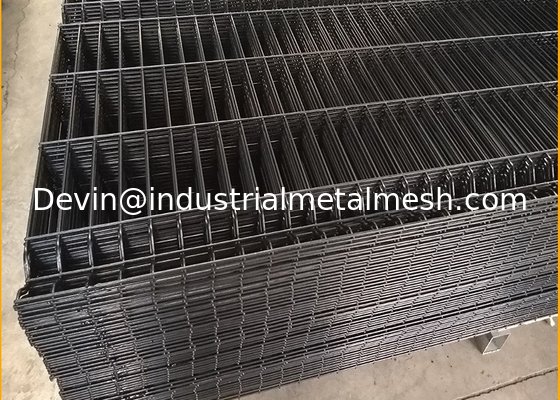 Black Powder coated High Security 3d Fencing Panel Prices supplier
