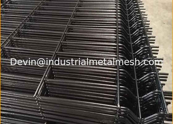Black Powder coated High Security 3d Fencing Panel Prices supplier
